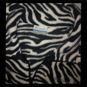 Columbia | Jackets & Coats | Zebra Print Columbia Fleece Jacket | Poshmark
